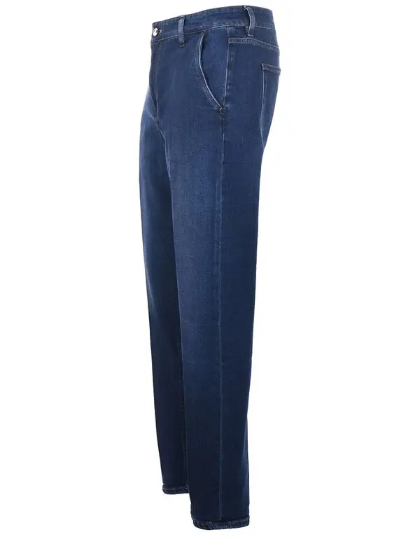 PT TORINO Straight-leg Jeans With French Pockets - Blue