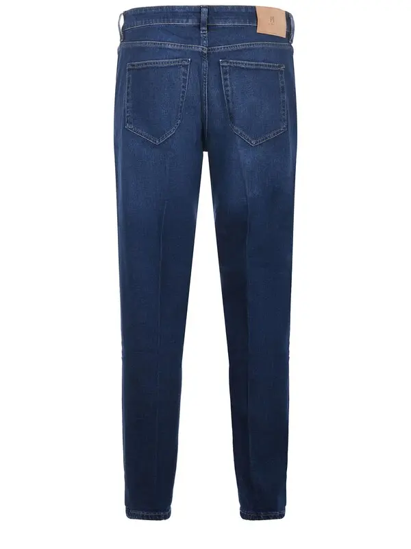 PT TORINO Straight-leg Jeans With French Pockets - Blue