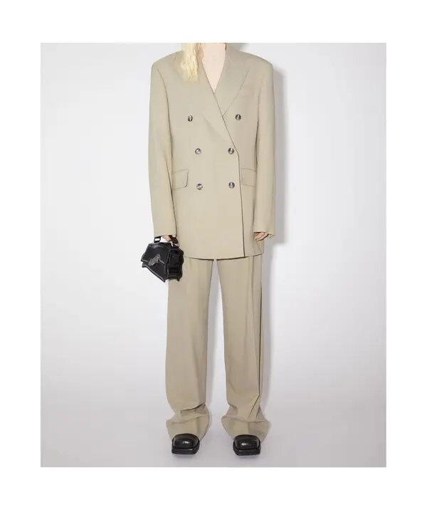 Acne Studios Double-breasted Cotton-blend Blazer