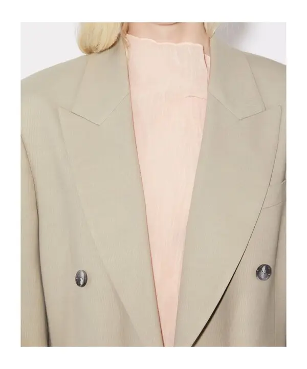 Acne Studios Double-breasted Cotton-blend Blazer