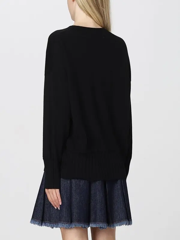 Moschino Long-sleeved Sweater With Heart And Logo Detail