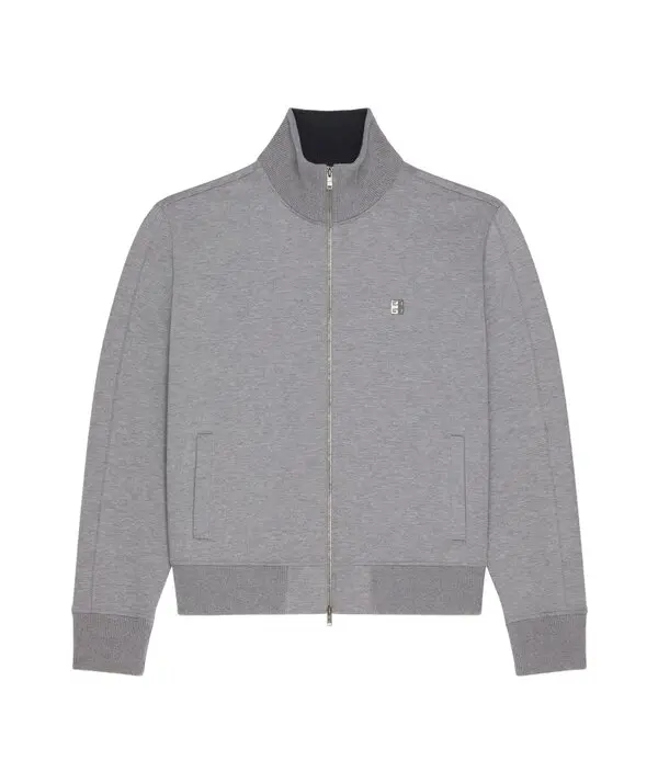 Givenchy 4g Detailed Track Jacket - Gray