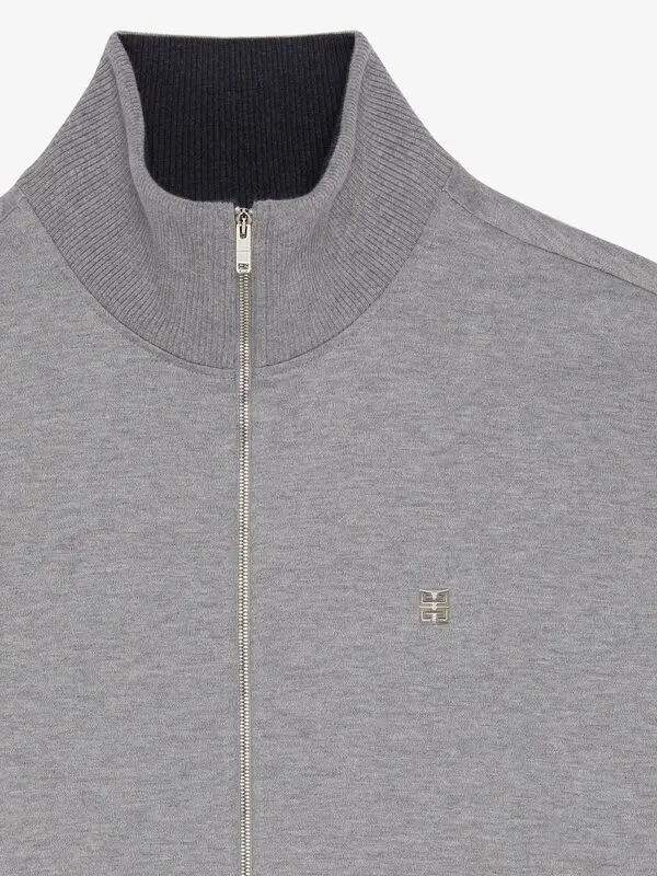 Givenchy 4g Detailed Track Jacket - Gray