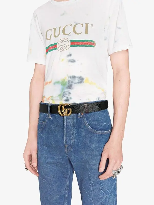 Gucci Gg Marmont Reversible Belt
