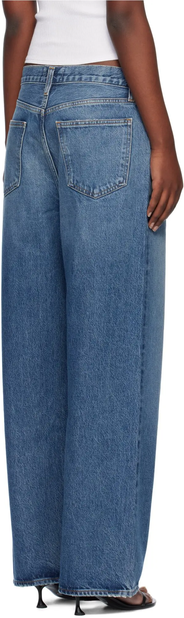AGOLDE Distressed Low-slung Jeans