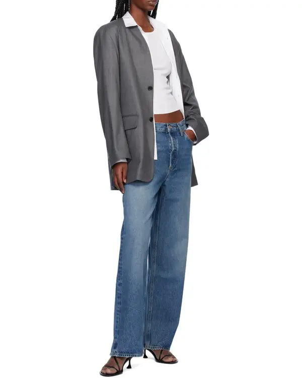 AGOLDE Distressed Low-slung Jeans