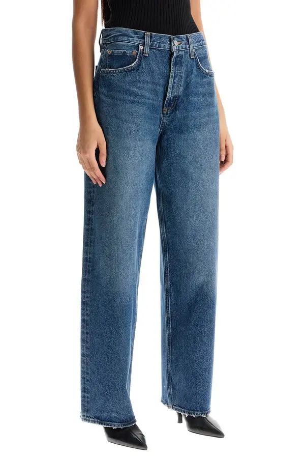 AGOLDE Distressed Low-slung Jeans