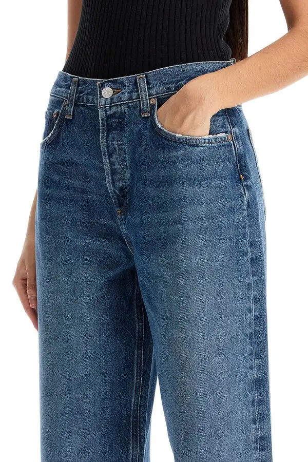 AGOLDE Distressed Low-slung Jeans