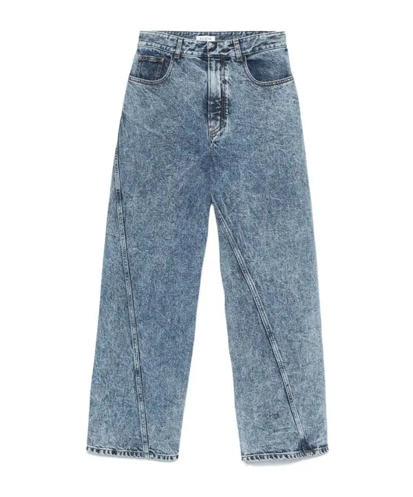 Alaïa Twisted Straight Cut Jeans