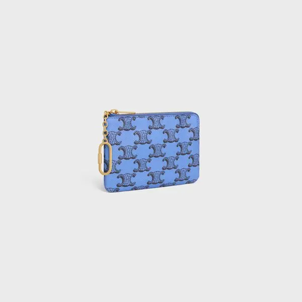 Celine Coin Purse In Triomphe Canvas