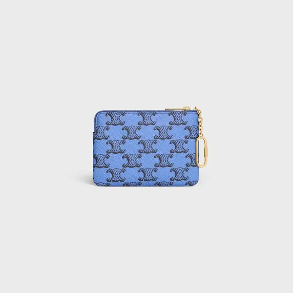 Celine Coin Purse In Triomphe Canvas