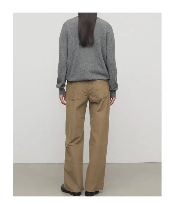 THE ROW Eglitta Corduroy Trousers - Beige
