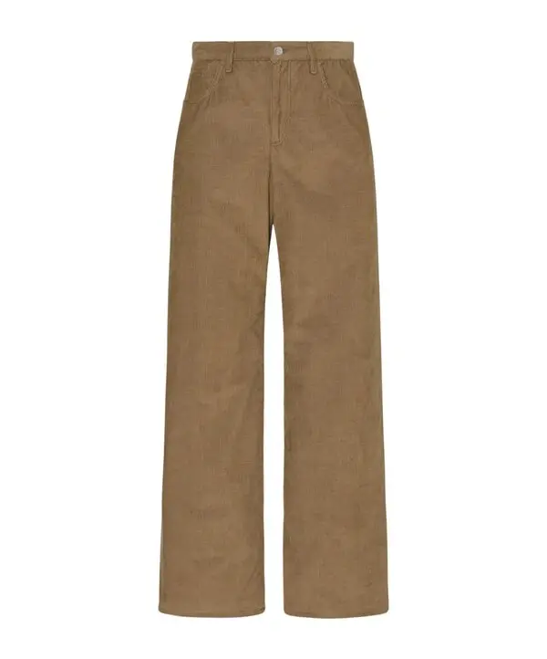 THE ROW Eglitta Corduroy Trousers - Beige