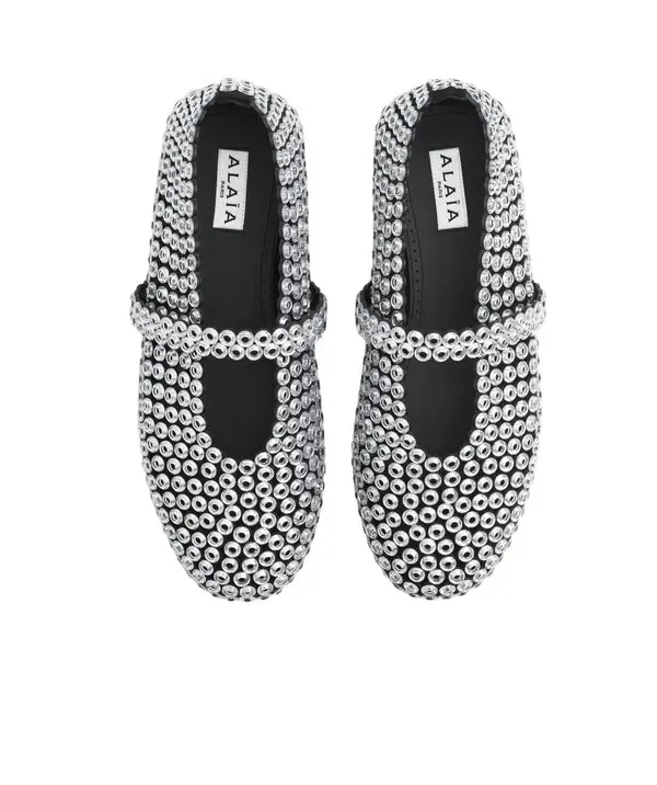 Alaïa Embellished Ballet Flats
