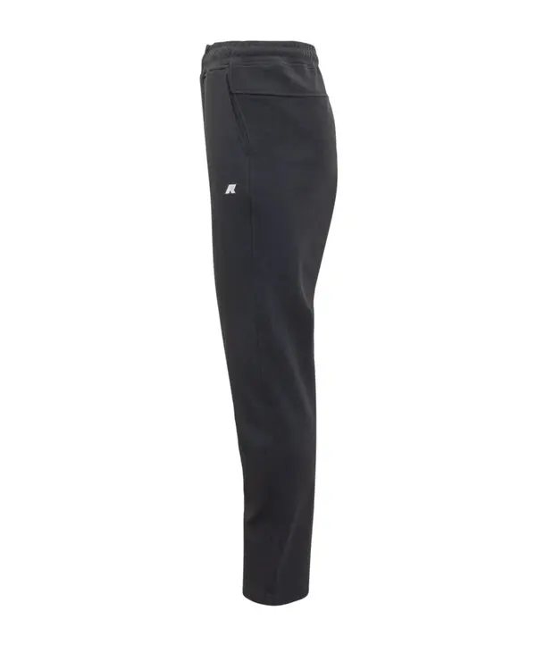 K-WAY Logo-embroidered Tapered Leg Track Pants - Black