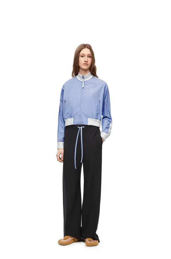 Loewe Striped Cotton Track Jacket