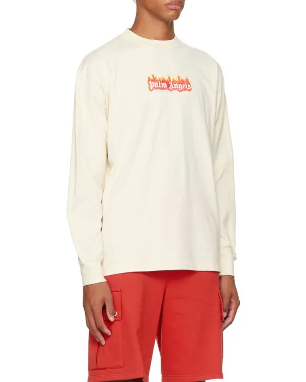 Palm Angels Logo-print Crew Neck Sweatshirt