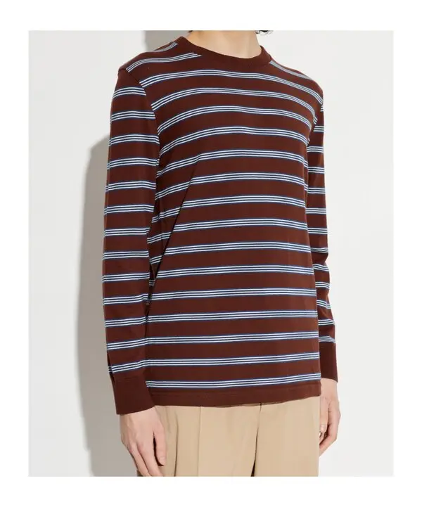 Moncler Striped Ribbed Crewneck Sweater