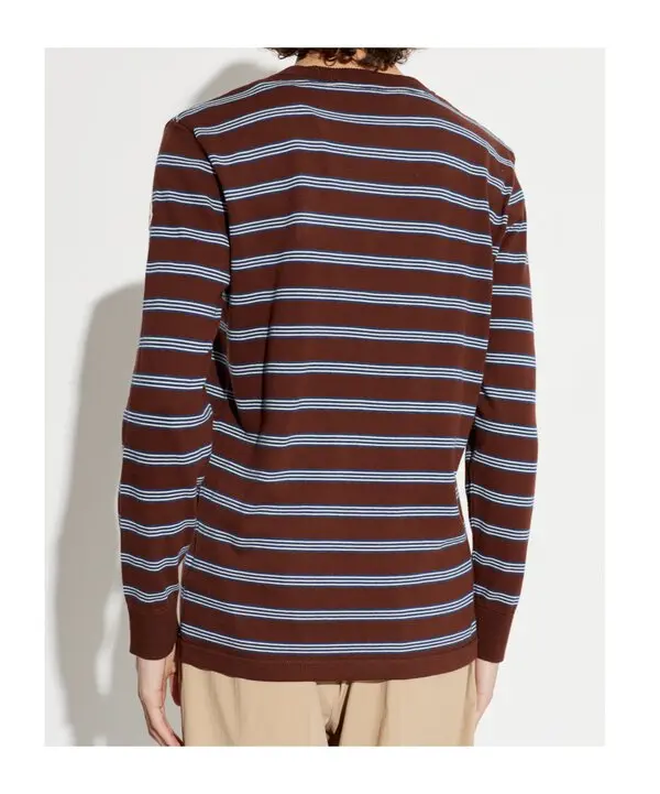 Moncler Striped Ribbed Crewneck Sweater