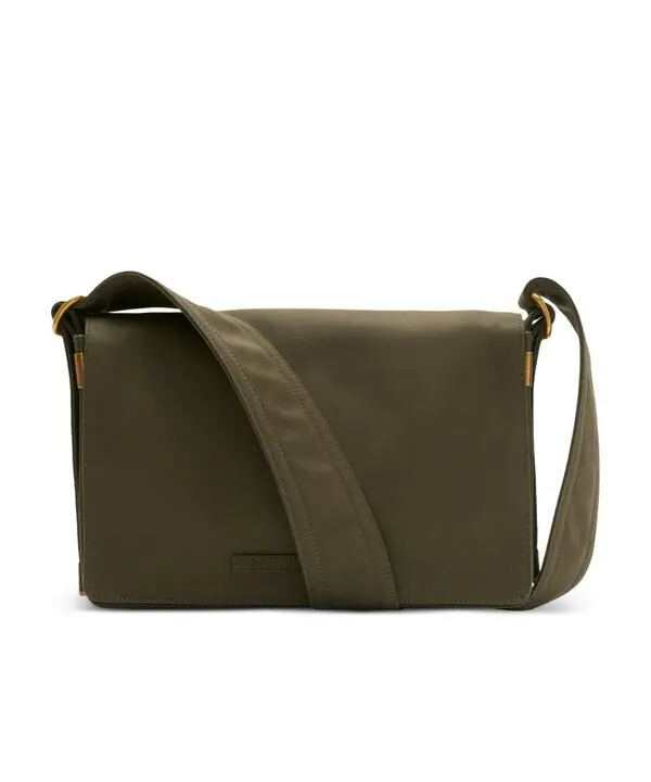 Burberry Ekd Motif Trench Gabardine Crossbody Bag - Military