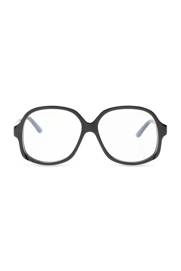 Valentino Garavani Oversized Frame Glasses - White