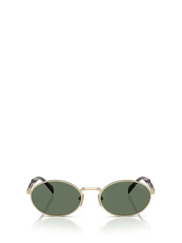 Prada Oval Frame Sunglasses - Green