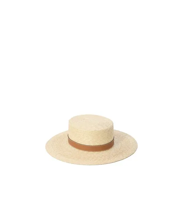 Gucci Logo Plaque Woven Hat
