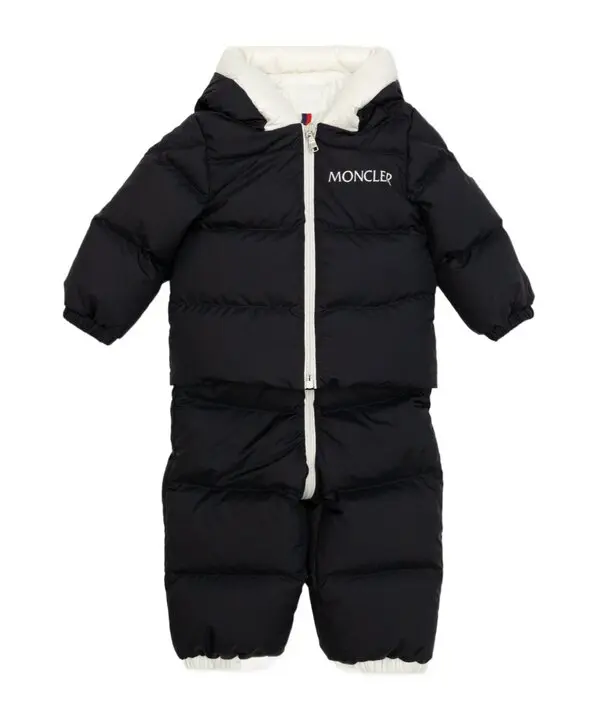 Moncler Padded Jumpsuit With Logo Detail