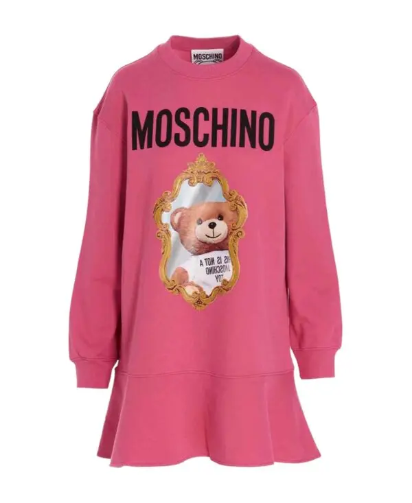 Moschino Teddy Bear-print Sweatshirt Dress