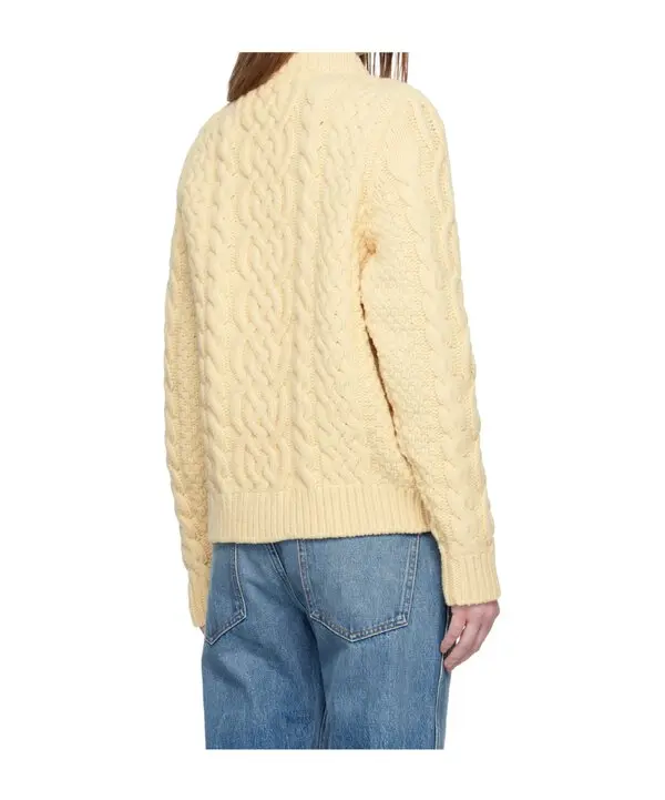BASERANGE Ribbed Knit Turtleneck Sweater
