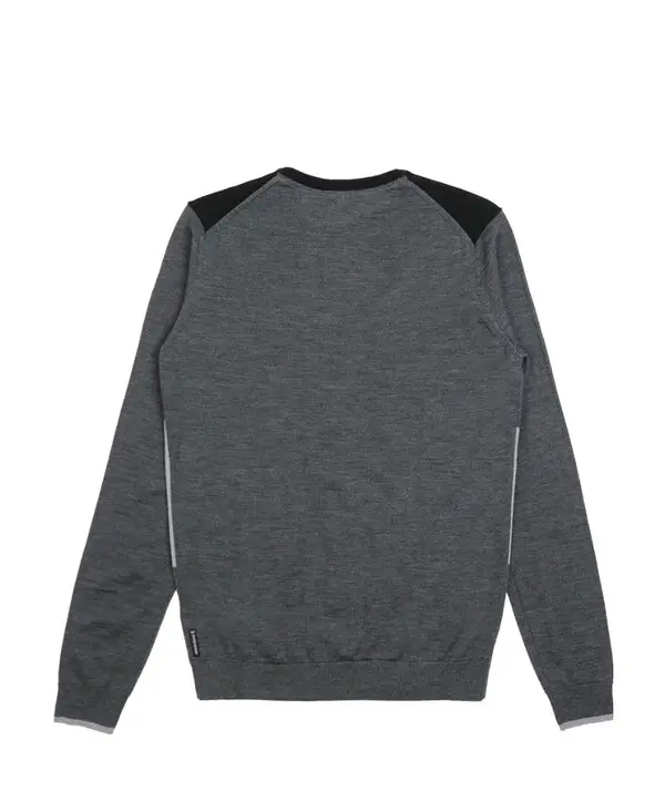Emporio Armani Embossed Logo Crew Neck Sweater