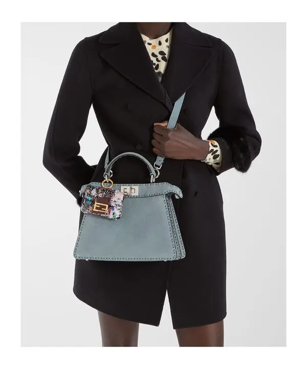 Fendi Peekaboo Iseeu Small Top Handle Bag - Blue