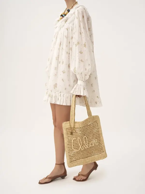 Chloé Summer Banana Tote Bag - Warm Sand