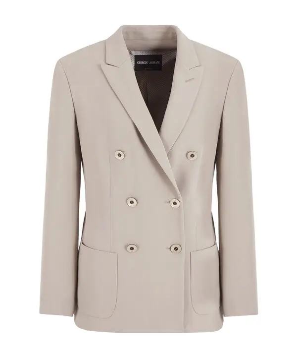 Giorgio Armani Double-breasted Blazer - Light Brown