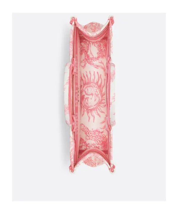 Dior Riviera East-west Book Tote - Candy Pink