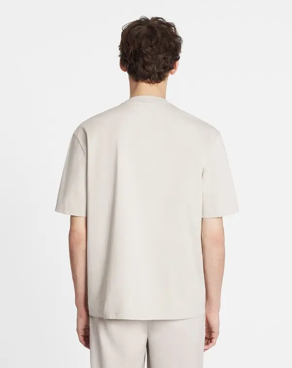 LANVIN T-shirt With Round Neck And Short Sleeves