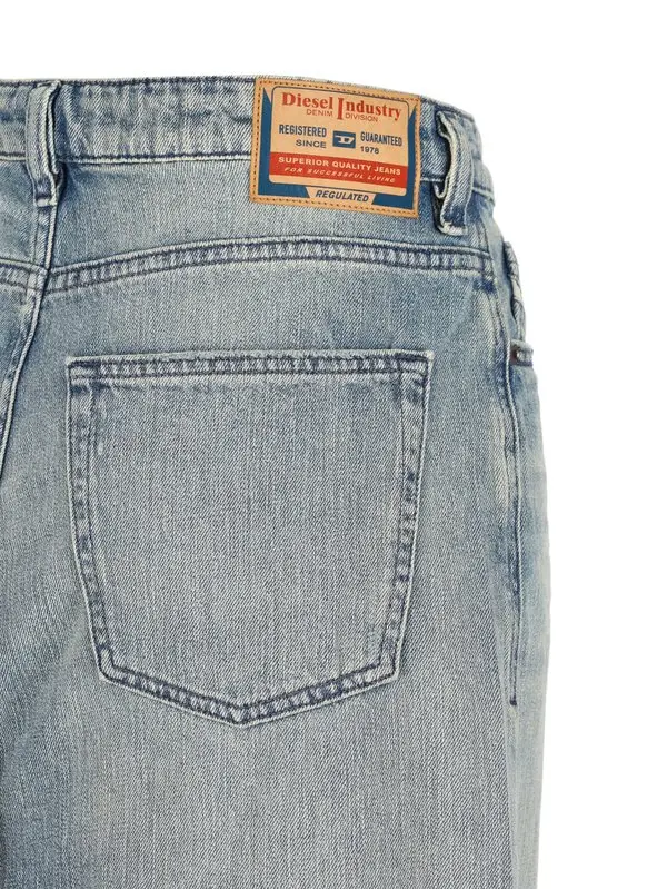 DIESEL® 1996 D-sire Distressed Wide Leg Jeans