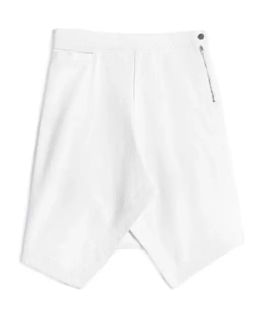 LEMAIRE Asymmetric Wrap Skirt - Milk