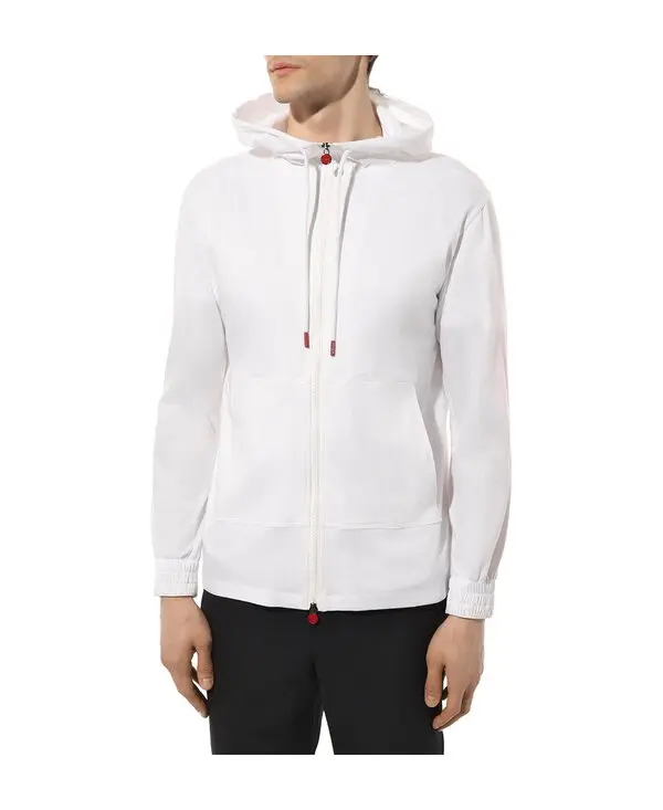 Kiton Hooded Zip-up Sweatshirt