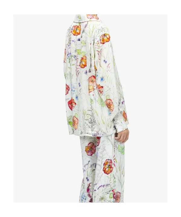 Alexander McQueen Floral Print Shirt