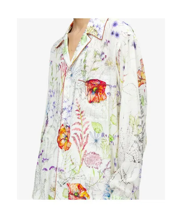 Alexander McQueen Floral Print Shirt