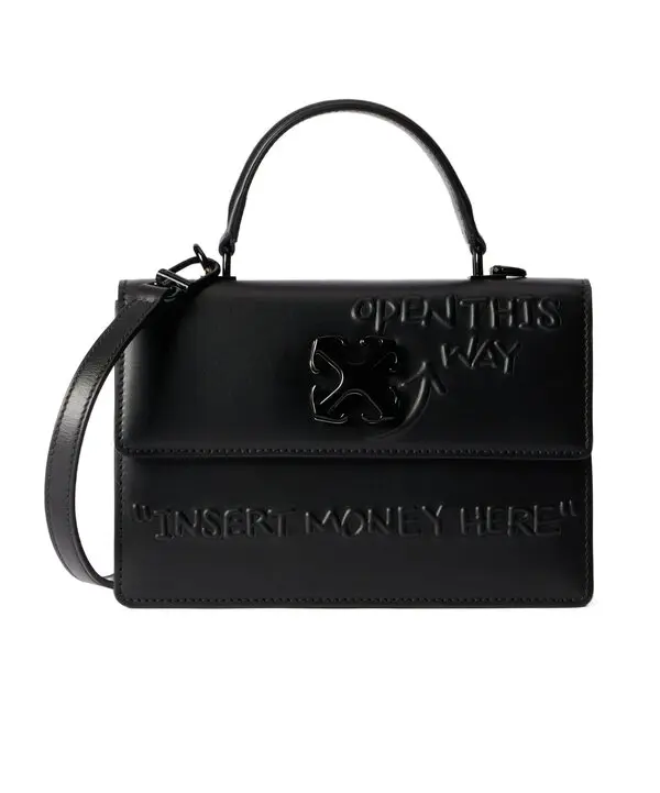 Off-White Jitney 1.4 Top Handle Bag - Black