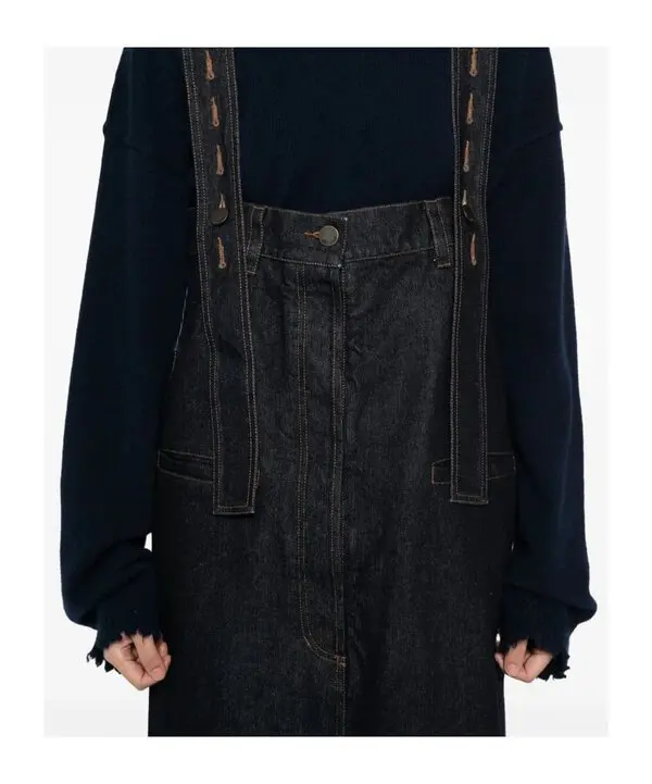 UMA WANG Denim Maxi Dress