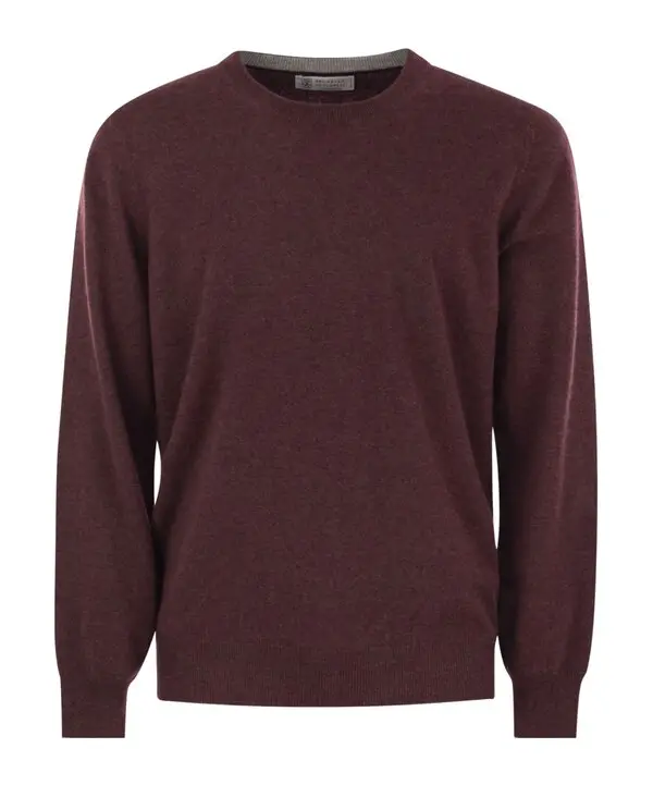 Brunello Cucinelli Crewneck Knitted Jumper - Red