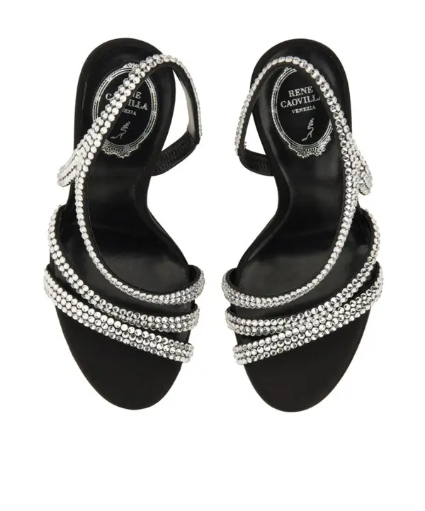 Rene Caovilla Embellished High-heeled Sandals