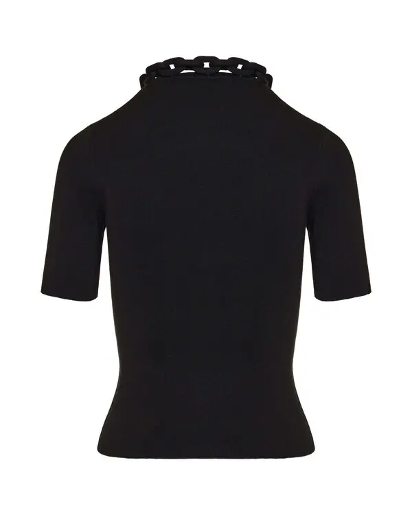 Rabanne Chain Detail Knitted Top