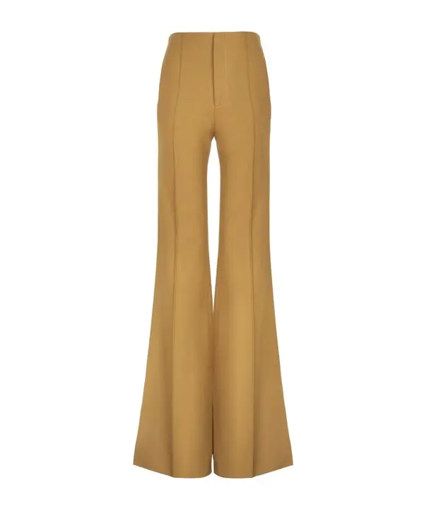 Chloé Flared Cotton Trousers
