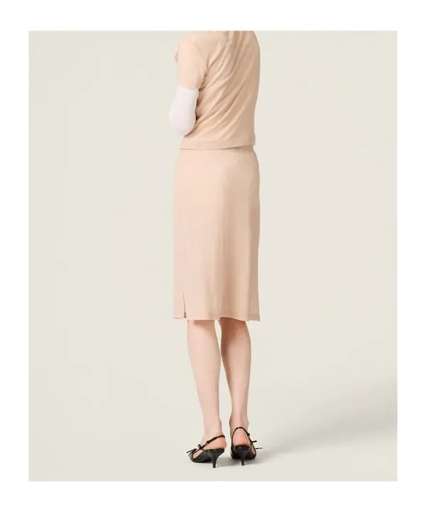 Miu Miu Short-sleeved Crewneck T-shirt