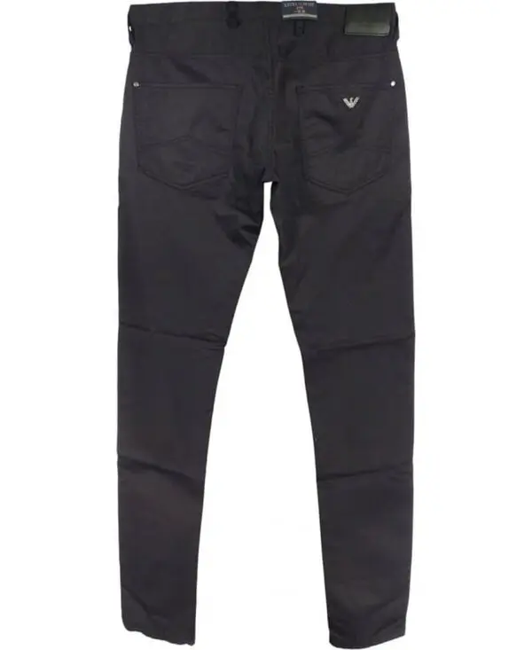 Emporio Armani Slim Fit Trousers - Black