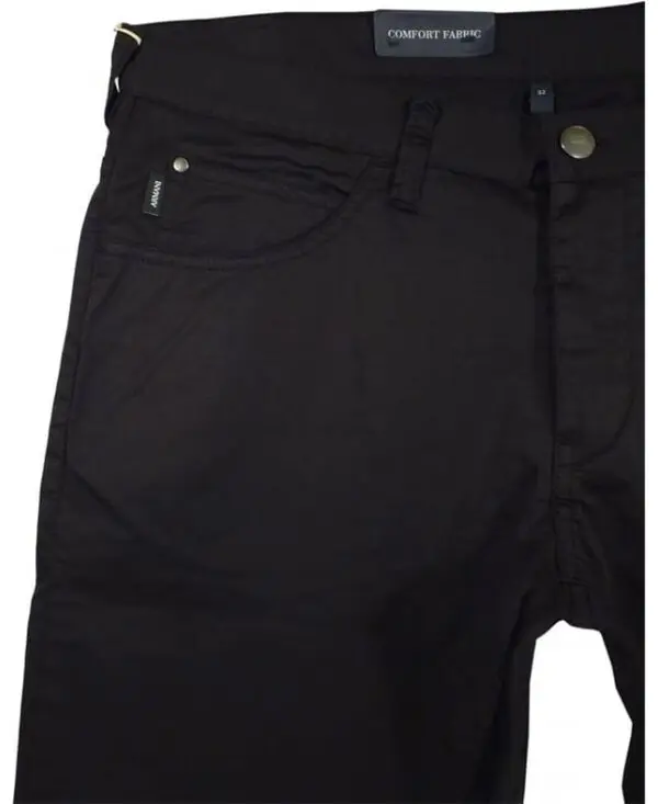 Emporio Armani Slim Fit Trousers - Black
